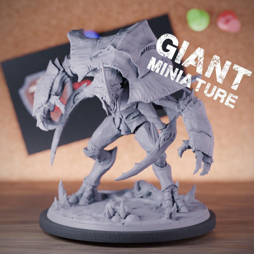 Umber Hulk Monster Miniature Illithid Dungeons and Dragons Mini RPG ...