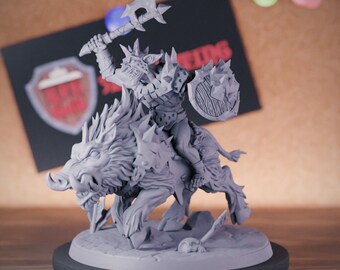 Female Triton Miniature Shark Rider Mini Dungeons and Dragons RPG ...