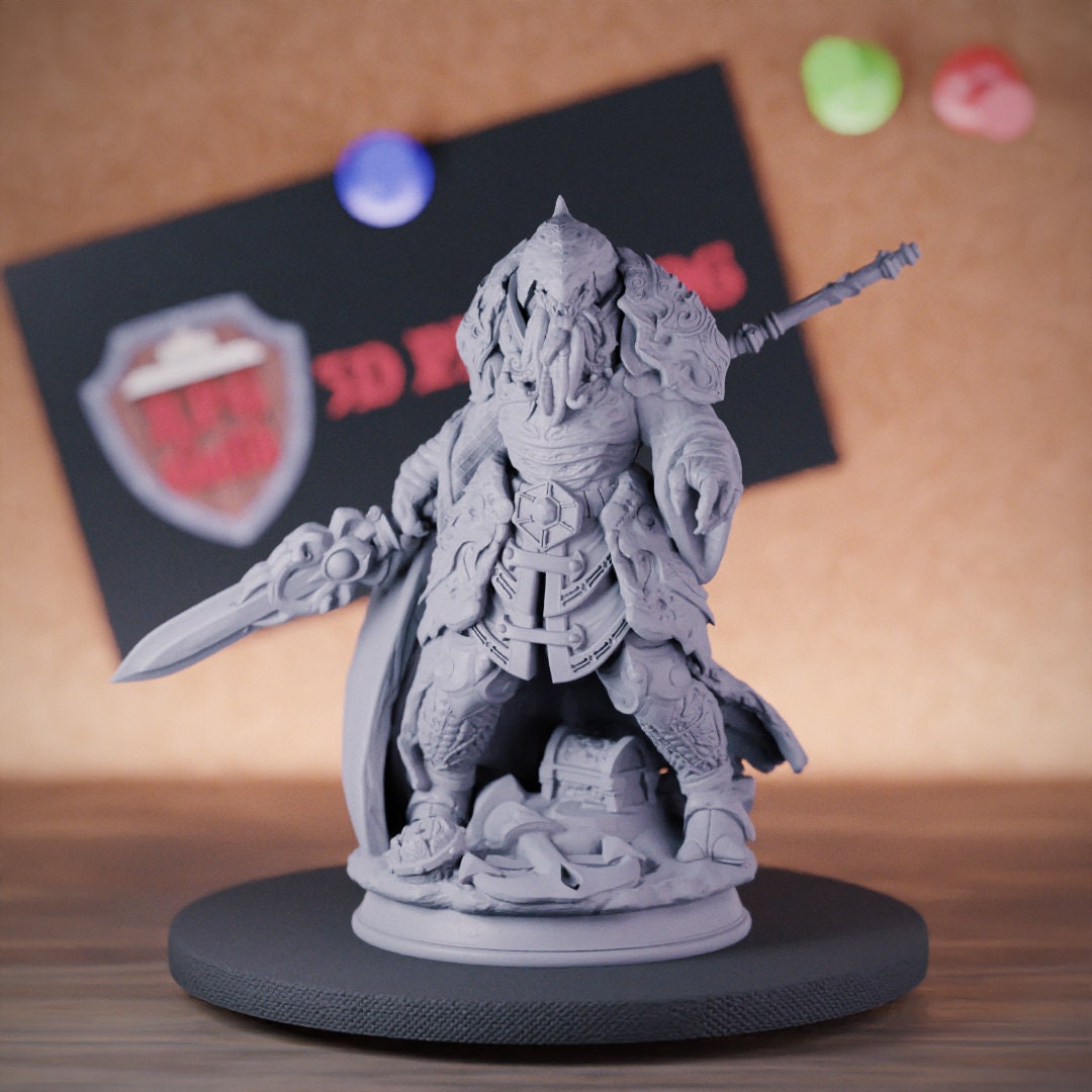 Water Monster Miniature Dungeons and Dragons Depth Creature Mini RPG ...