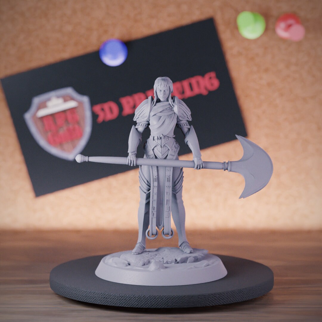 Female Egyptian Vanguard Miniature Human Mini Dungeons and Dragons Mini ...