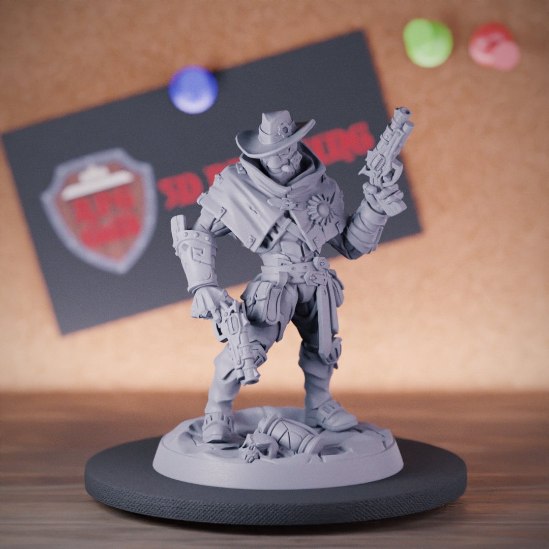Warforged Gunner Miniature Construct Warrior Mini Dungeons and Dragons ...