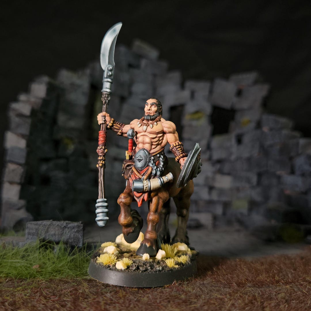 Centaur Warrior Painted Miniature Dungeons and Dragons Dnd RPG Mini ...