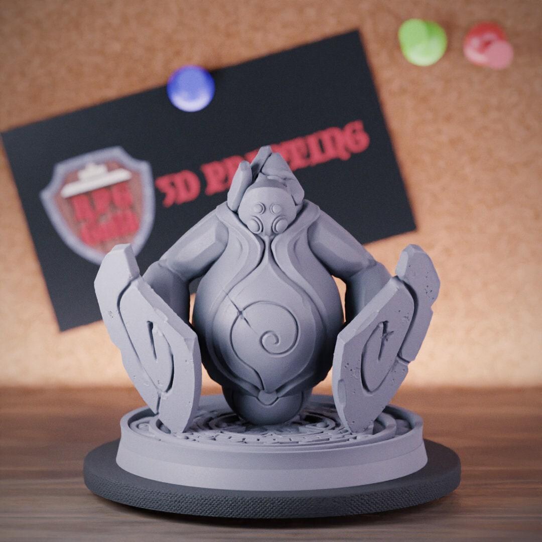 Wizard Golem Defender Miniature Arcane Construct Dungeons and Dragons ...