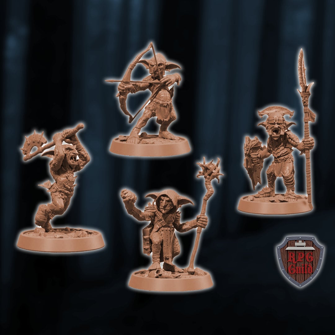 Box of Miniatures Dnd Goblin Miniatures Set Dnd Miniature Gift Box - Etsy