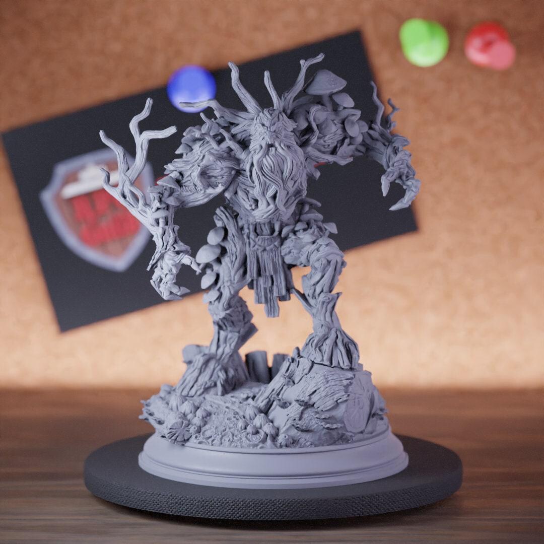 Giant Forest Treant Monster Miniature | 28mm 32mm 38mm 75mm | Resin 3D ...