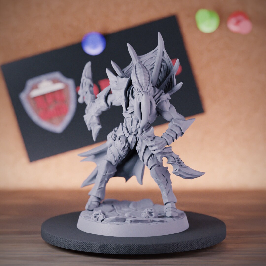 Mind Flayer Miniature Reaver for Dungeons and Dragons Mini RPG Tabletop ...