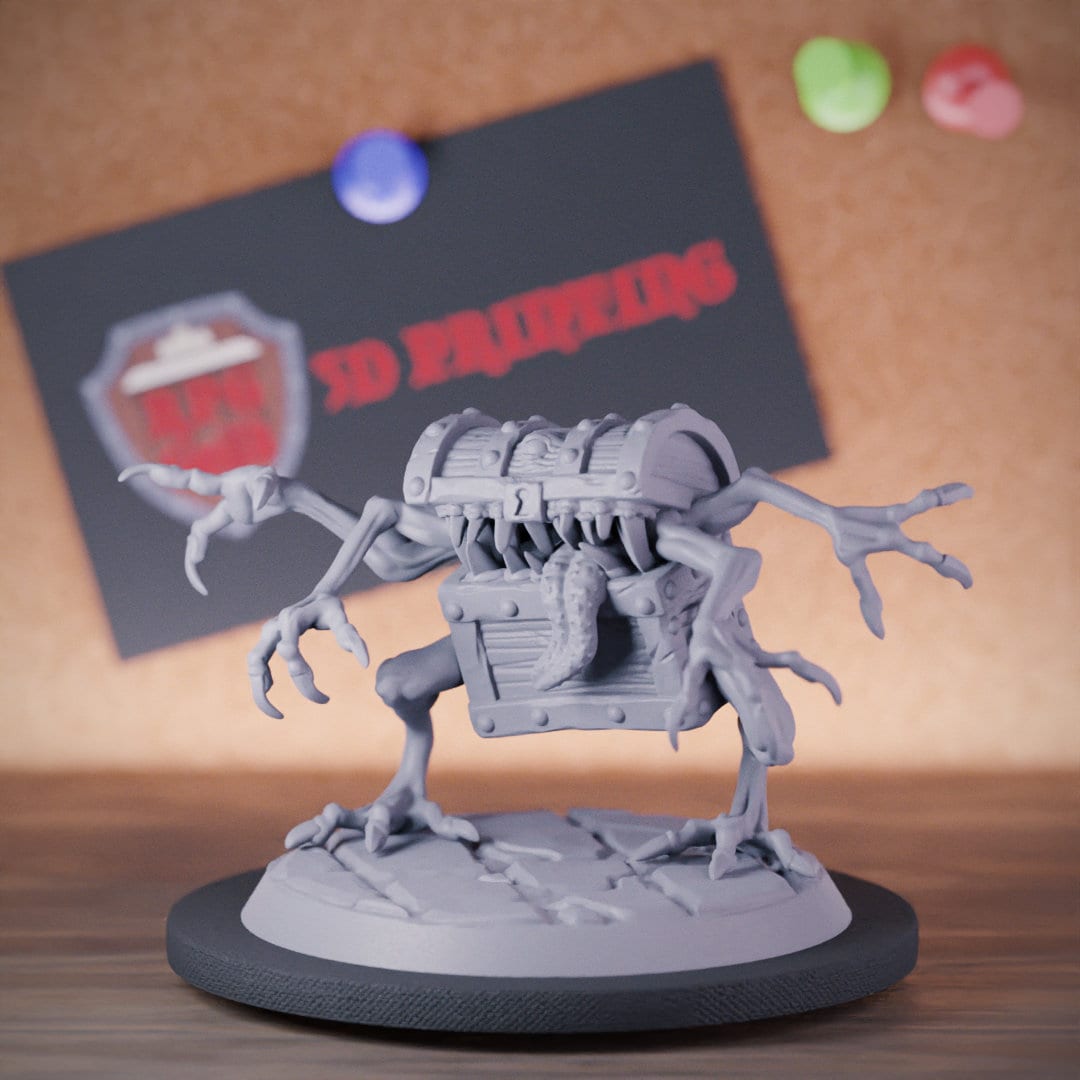Mimic Miniature Dungeons and Dragons Mini RPG Tabletop Miniature Dnd ...