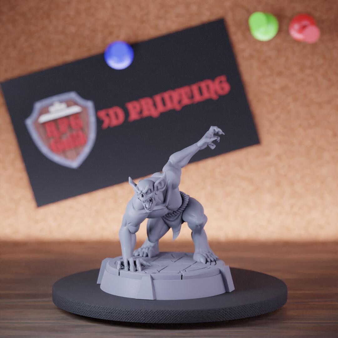 Demon Beast Miniature Vampire Offspring Mini Dungeons and Dragons RPG ...