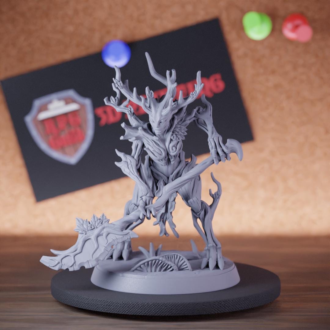 Forest Wraith Miniature Wood Monster Mini Dungeons and Dragons Mini RPG ...