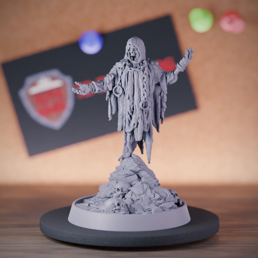 Wraith Miniature Dungeons and Dragons Mini RPG Tabletop Miniature Dnd ...
