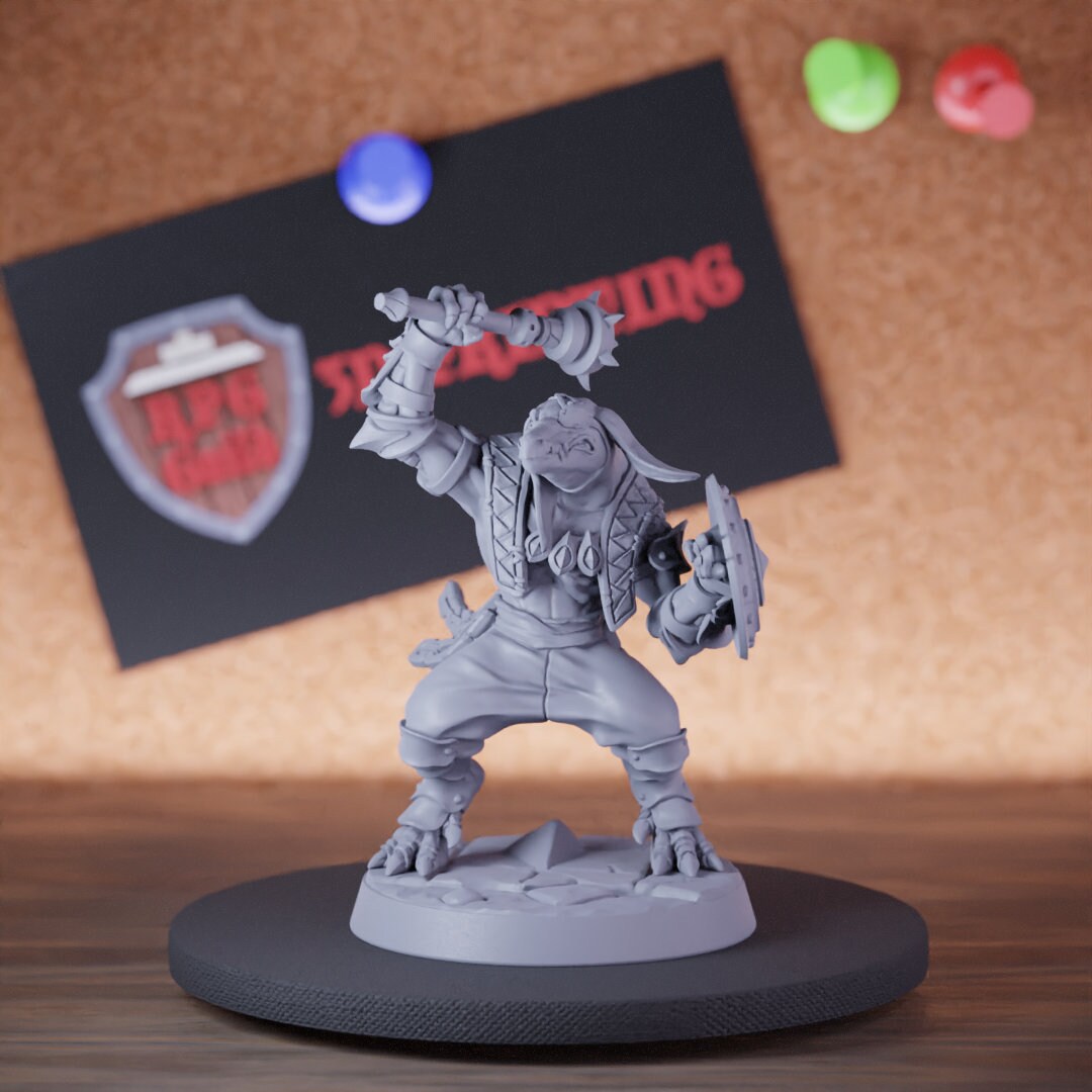 Sandstorm Kobold Miniature Fighter Mini Dungeons and Dragons Mini RPG ...