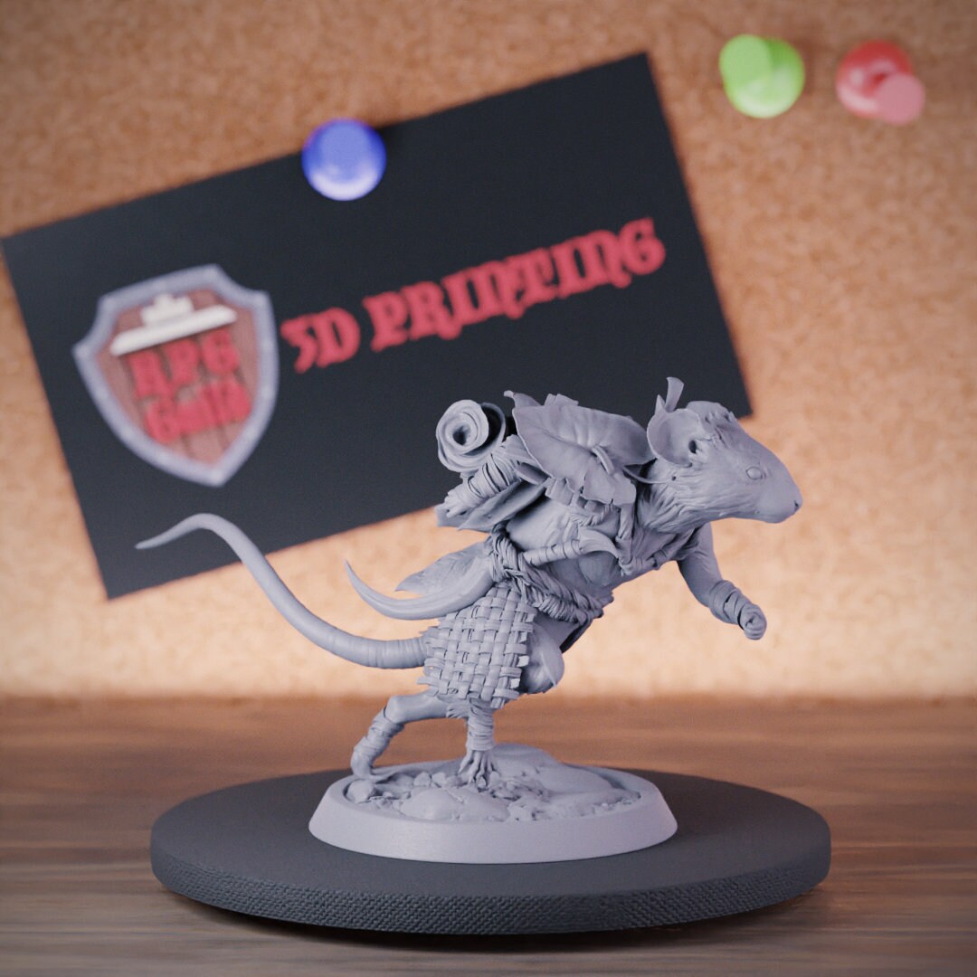 Mousefolk Miniature Laicost Runner Mini Dungeons and Dragons Mini RPG ...