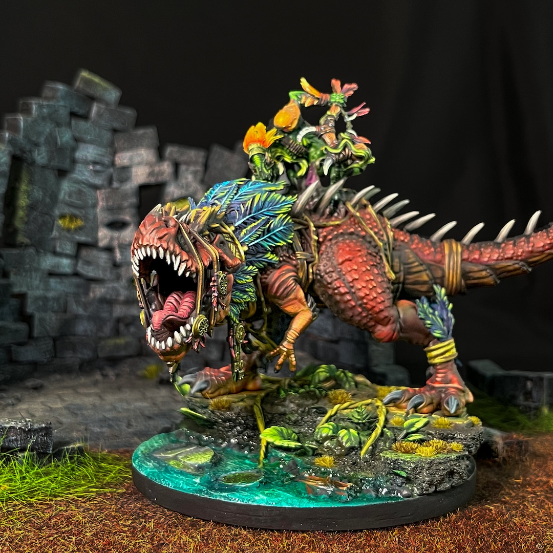 T-rex Painted Miniature Dungeons and Dragons Dnd RPG Mini Tabletop ...