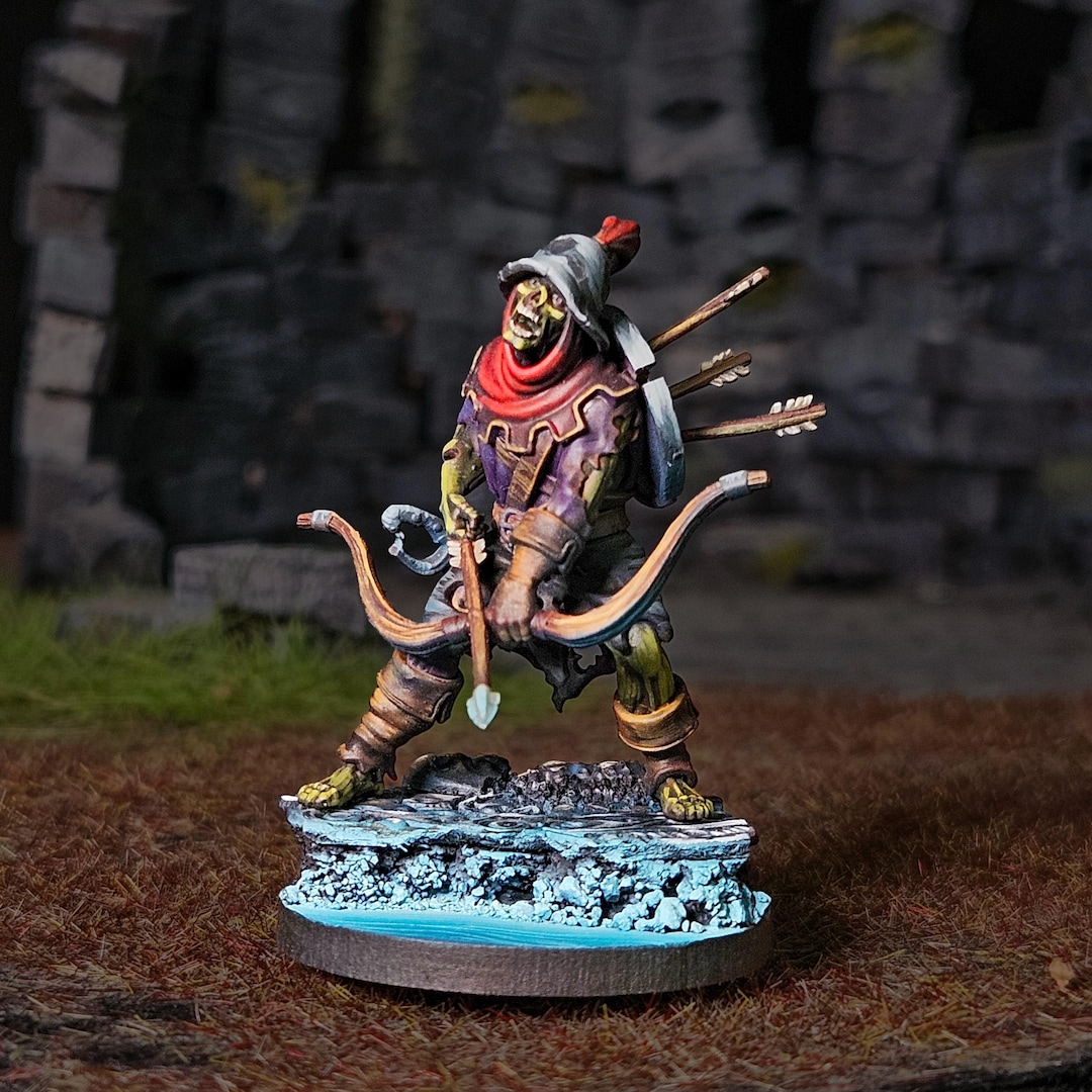 Zombie Archer Painted Miniature Dungeons and Dragons Dnd RPG Mini ...
