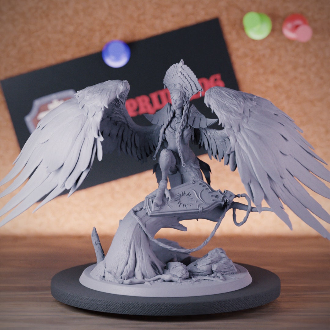 Ancient Harpy Miniature Monster Beast Mini Dungeons and Dragons Mini ...