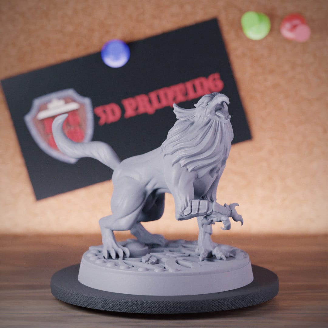 Griffon Pet Miniature Monster Mini Dungeons and Dragons Mini RPG ...