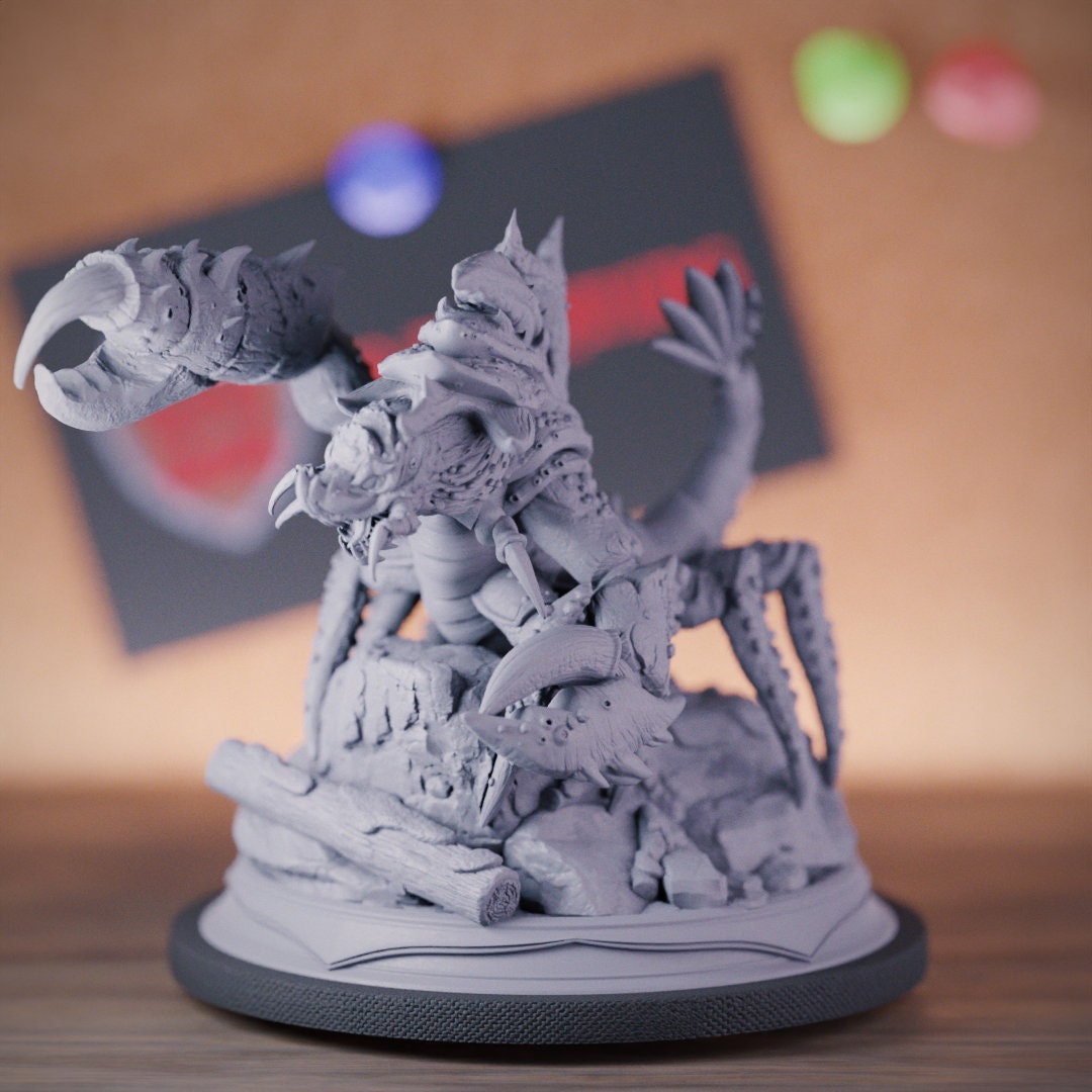 Crustacean Miniature Dungeons and Dragons Mini RPG Tabletop Miniature ...