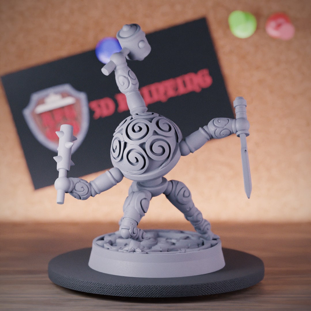 Artificer Minion Construct Miniature Wizard Minion Dungeons and Dragons ...