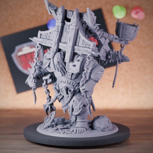Giant Ogre Catapult Miniature Boss Monster Dungeons and Dragons Mini ...