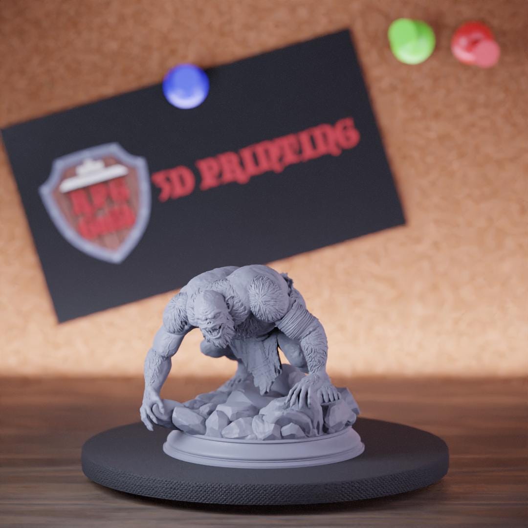 Monster Trogg Miniature Beast Mini Dungeons and Dragons Mini RPG ...