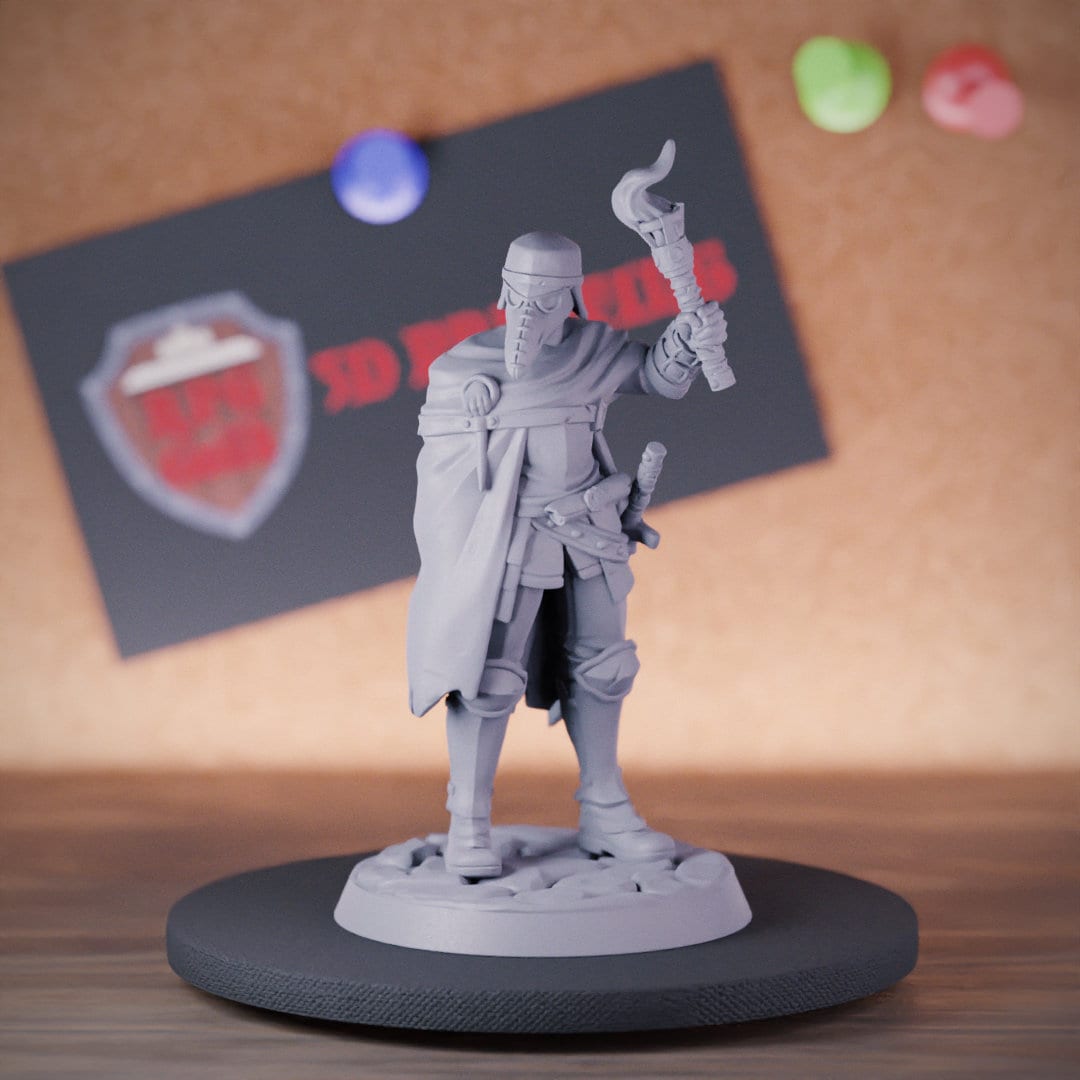 Witch Hunter Miniature Dungeons and Dragons Mini RPG Tabletop Miniature ...