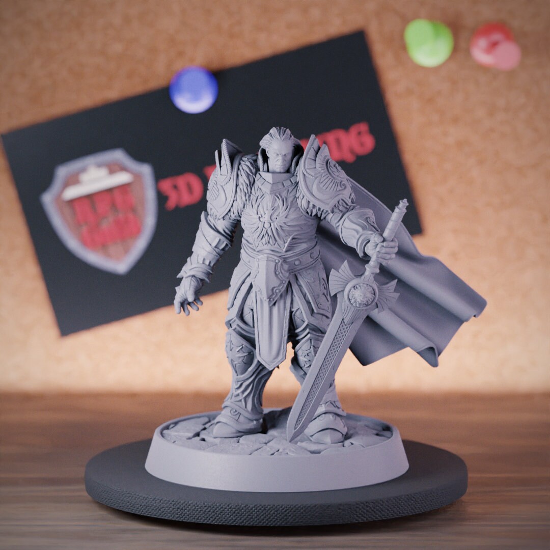 Paladin Human Miniature Count Mini Dungeons and Dragons Mini RPG ...