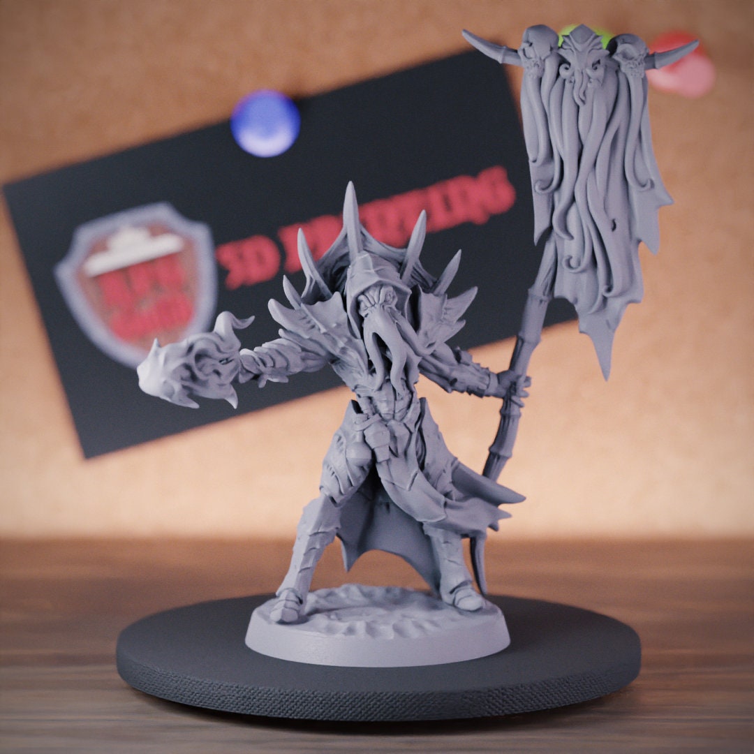 Mind Flayer Miniature Reaver for Dungeons and Dragons Mini RPG Tabletop ...
