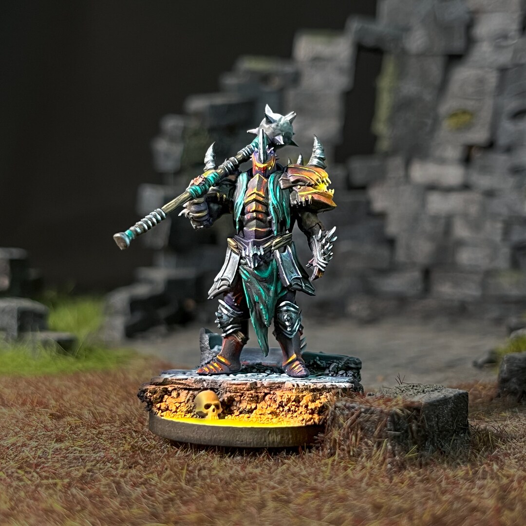 Death Knight Painted Miniature Dungeons and Dragons Dnd RPG Mini ...
