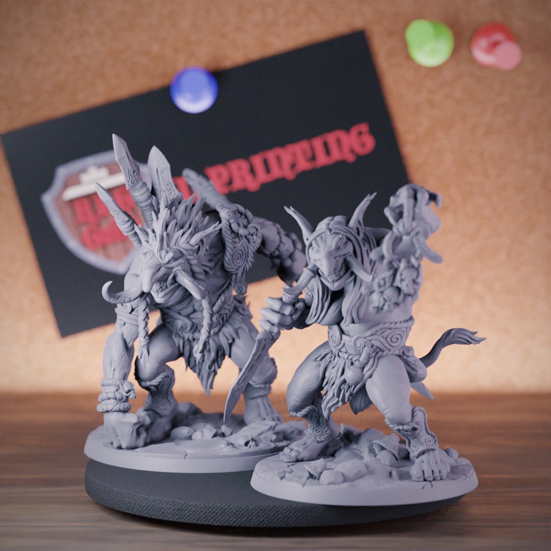 Troll Set Miniature Monster Mini Dungeons and Dragons Mini RPG Tabletop ...