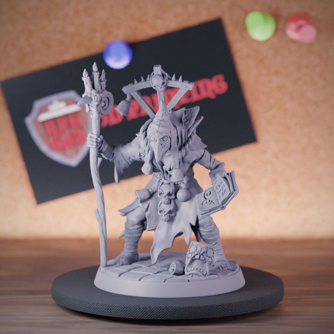 Plague Doctor Wizard Miniature Monster Dungeons and Dragons Mini RPG ...