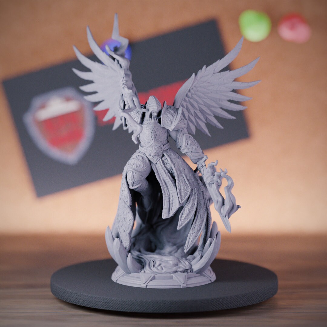 Archangel Warrior Miniature Angel Warrior Mini Dungeons and Dragons ...