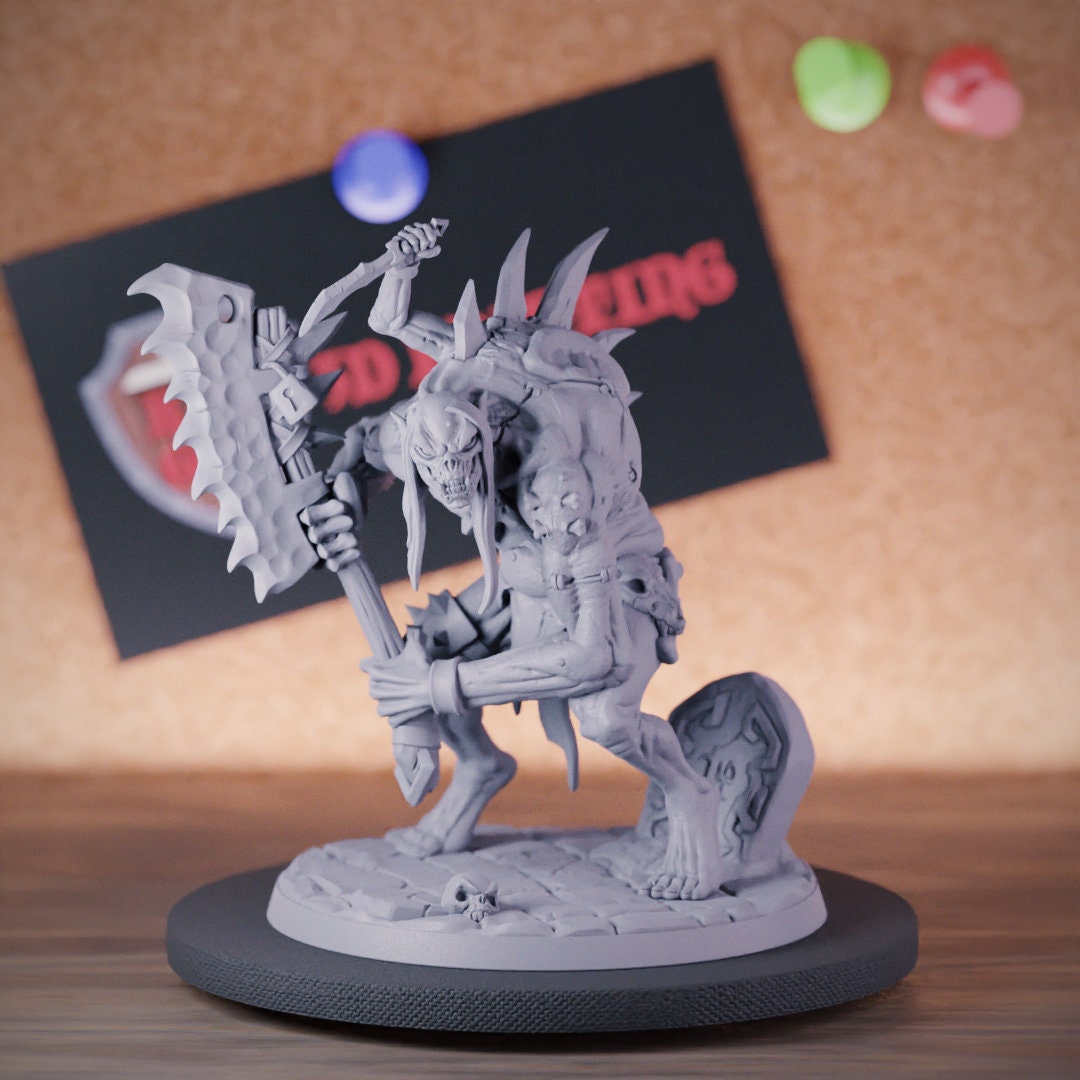 Undead Reaper Miniature Dnd Zombie Dungeons and Dragons Mini RPG ...
