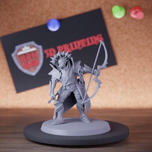 Holy Archer Miniature Bastion Defender Fighter Mini Dungeons and ...