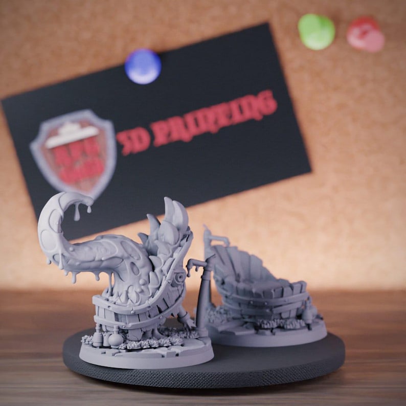 Bathtube Mimic Furniture Miniature Monster Dungeons and Dragons Mini ...