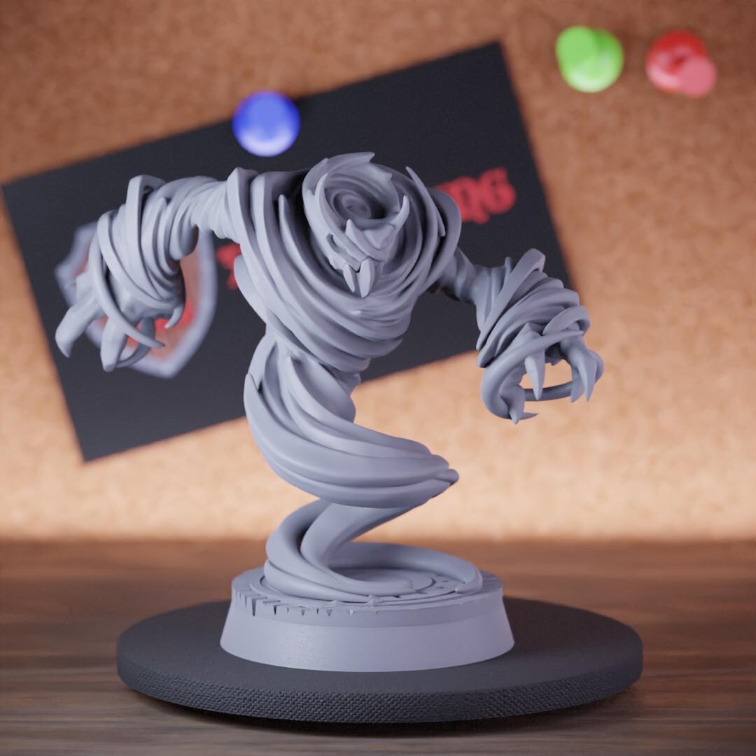 Twister Miniature Typhoon Beast Mini Dungeons and Dragons RPG Tabletop ...