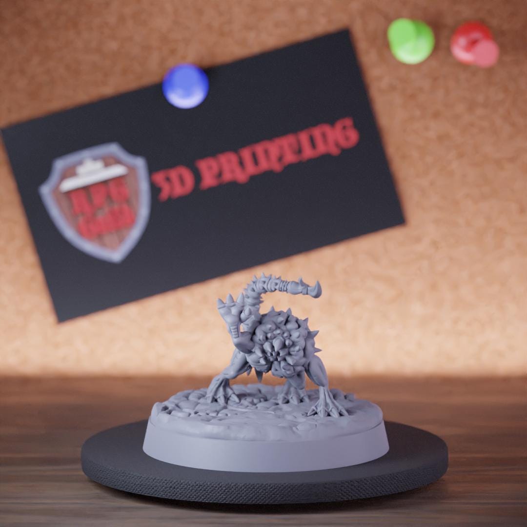 Brain Dog Miniatureintellect Devourer Monster Mini Dungeons and Dragons ...