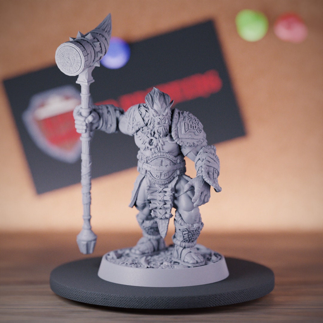 Bugbear Hammer Champion Miniature Dungeons and Dragons Mini RPG ...