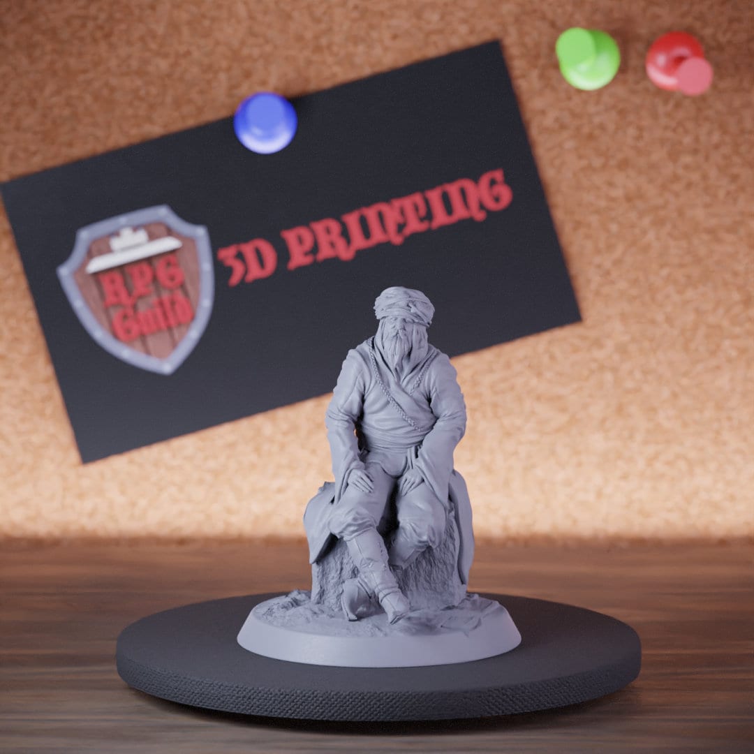 Desert Elder Miniature Noble Mini Dungeons and Dragons Mini RPG ...