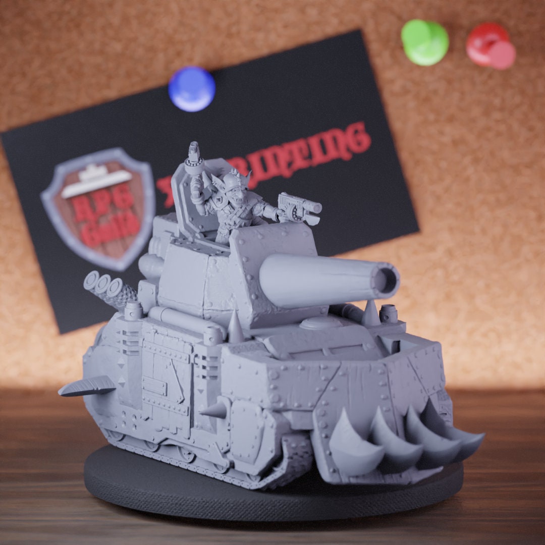 Gunslinger Goblin Battle Tank Miniature Dungeons and Dragons Mini RPG ...