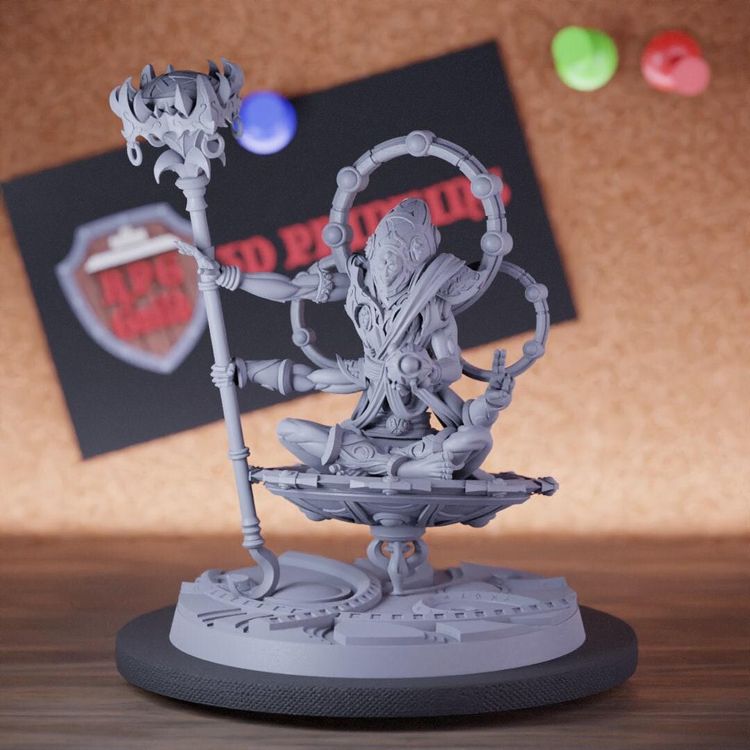 Jungle Wizard Leader Miniature Boss Mini Dungeons and Dragons Mini RPG ...