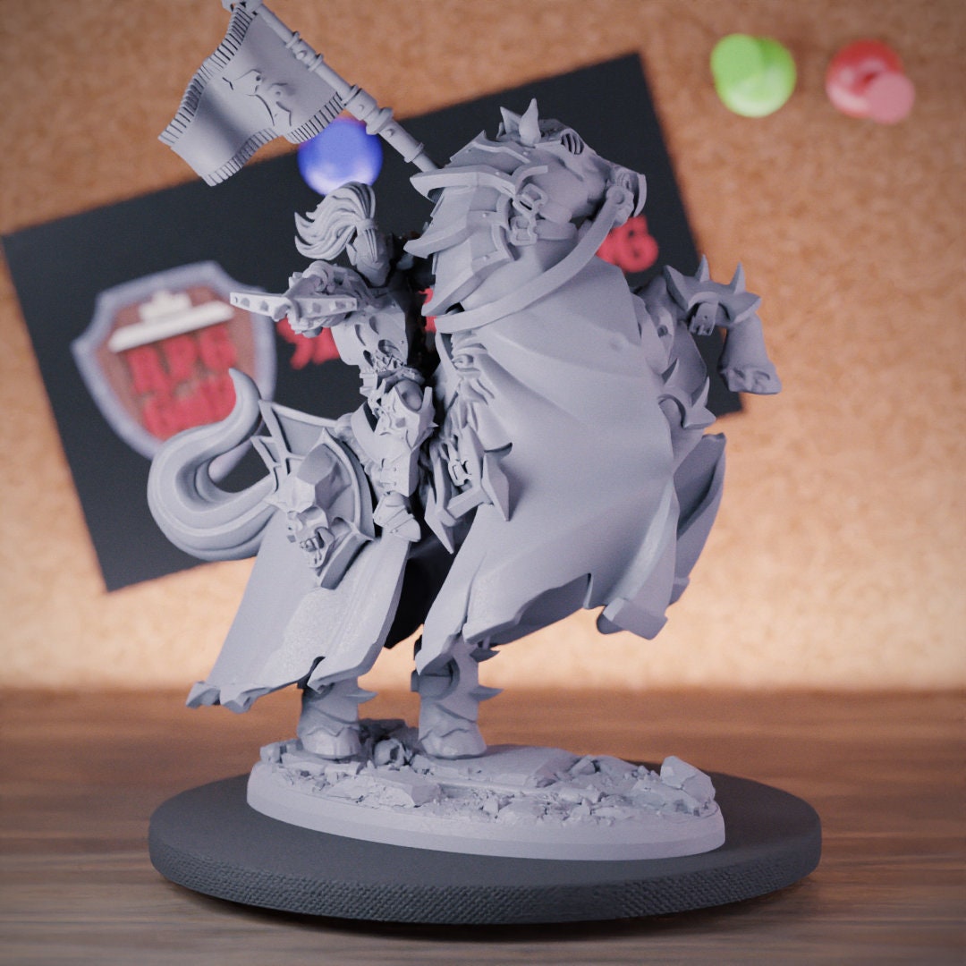 Death Knight Raider Crossbow Miniature Fighter Dungeons and Dragons ...