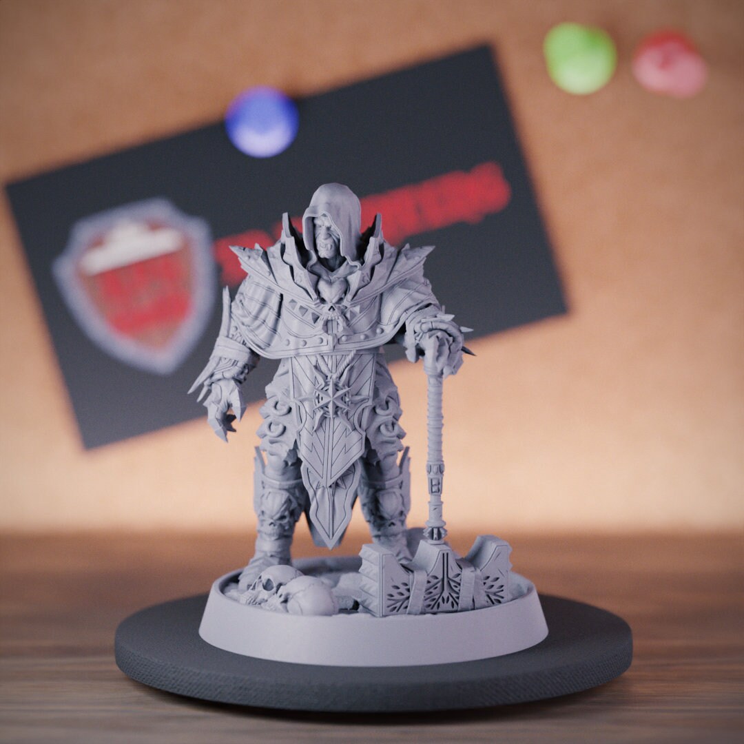 Vampire Hood Warrior Curse of Strahd Miniature Mini Dungeons and ...
