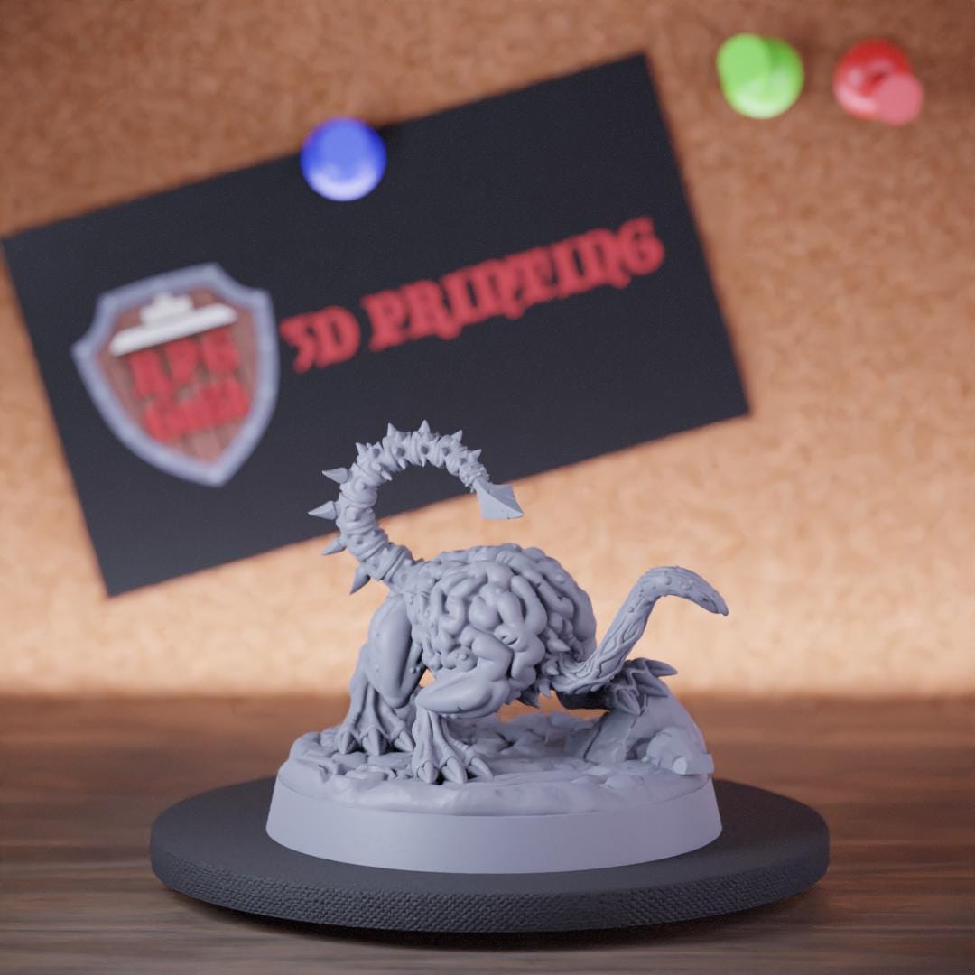 Intellect Devourer Miniature Mind Monster Mini Dungeons and Dragons RPG ...