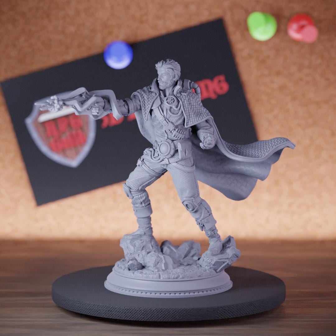 Human Alchemist Miniature Artificer Mini Dungeons and Dragons Mini RPG ...