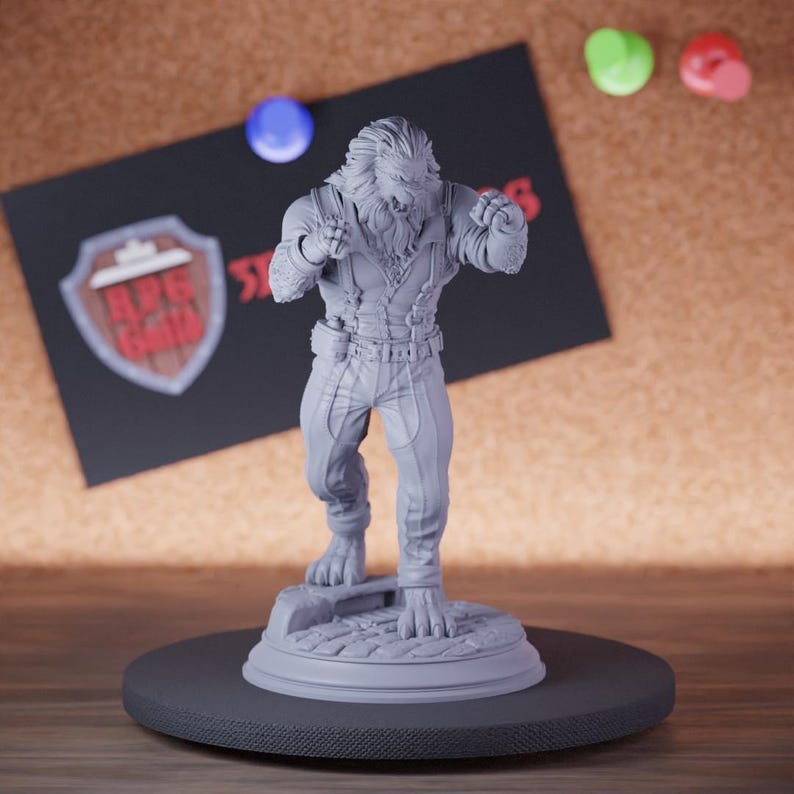 Tabaxi Monk Miniature | 28mm-75mm | Resin 3D Printed D&D Pathfinder ...