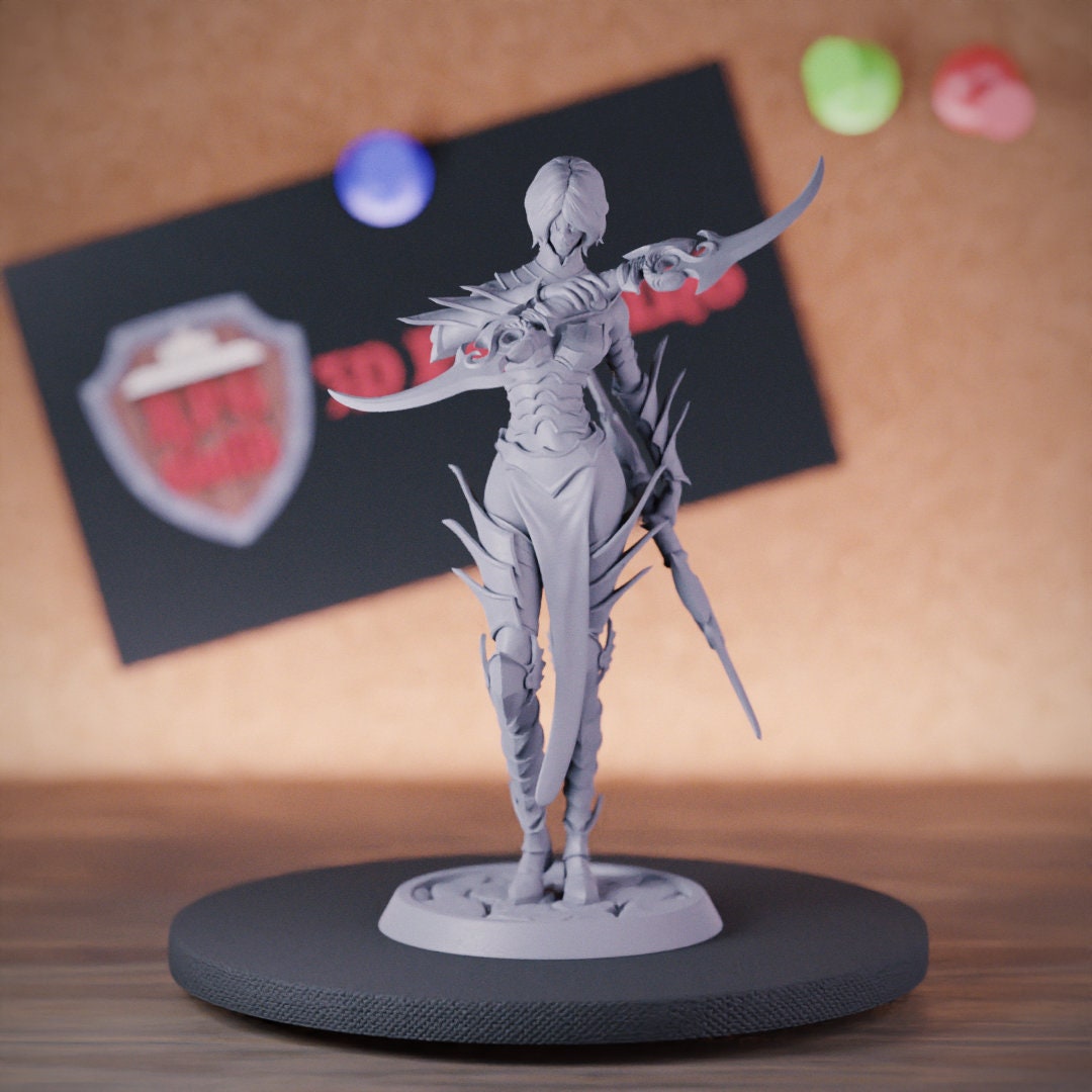 Female Cultist Assassin Miniature Undead Mini Dungeons and Dragons Mini ...