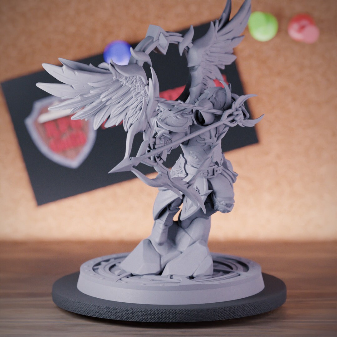 Angel Archer Miniature Celestial Mini Dungeons and Dragons Mini RPG ...