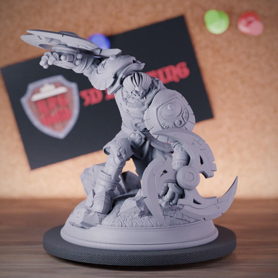 Arcane Golem Miniature | 28mm-75mm | Resin 3D Printed D&D Pathfinder ...