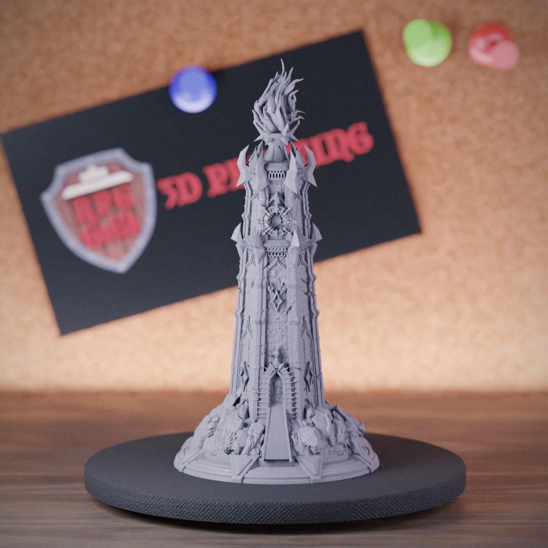 Wizard Tower Miniature | 200mm | Resin 3D Printed Dnd Pathfinder Mini ...