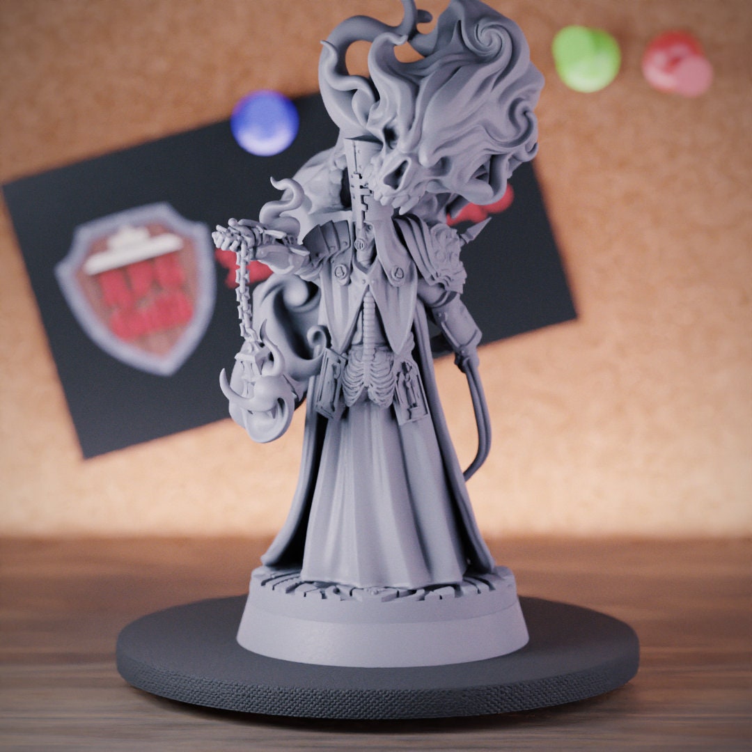 Demon Cult Archbishop Monster Miniature Cultist Dungeons and Dragons ...